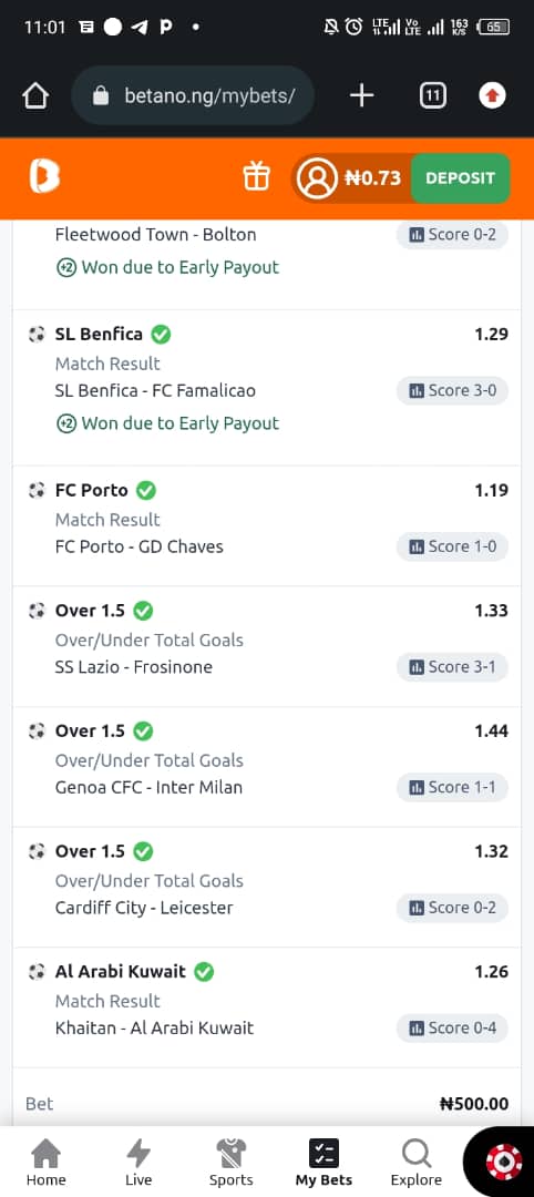 5 odds Winning Tickets | Sure 5 odds Daily | DAILY 5ODDS